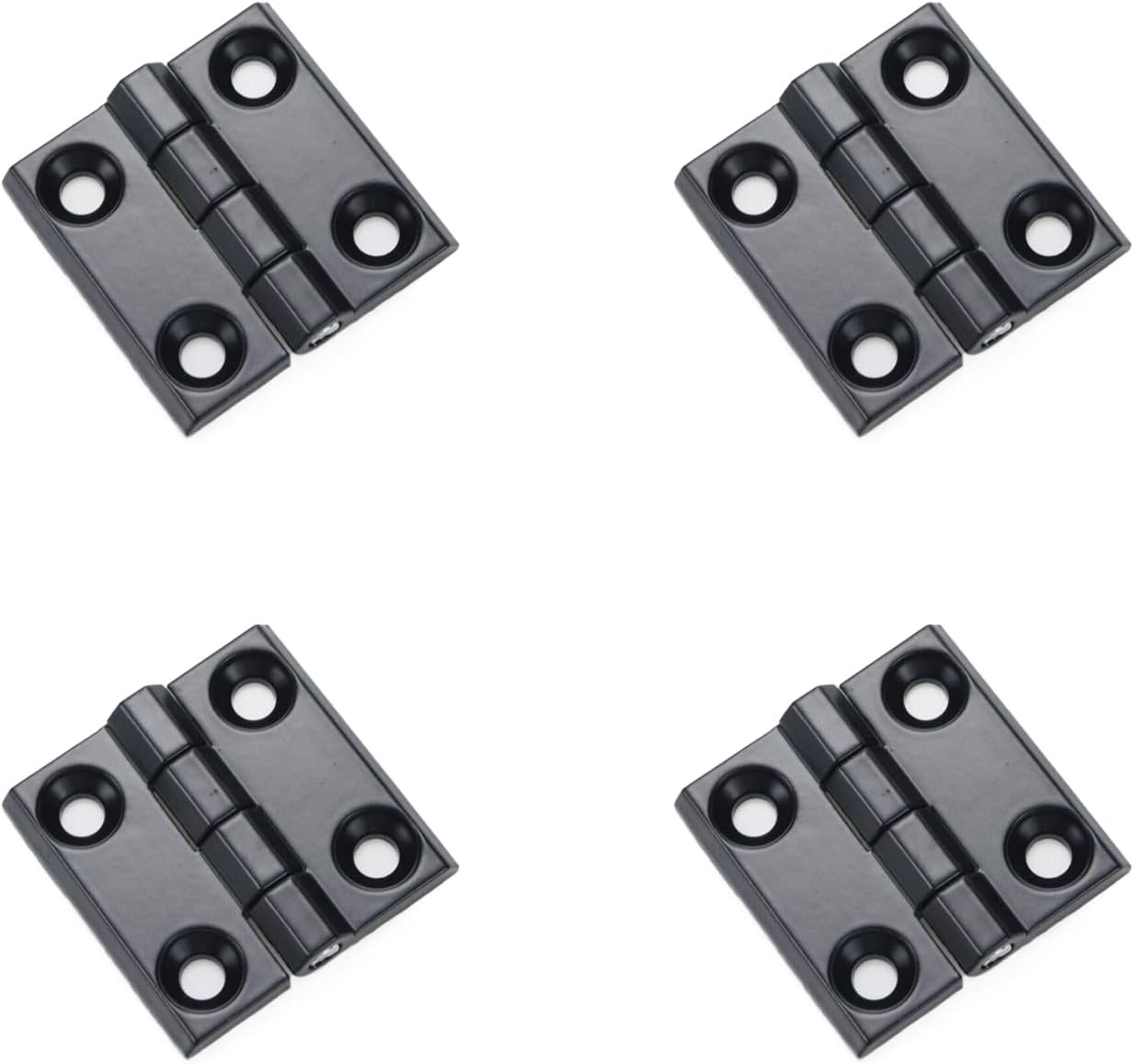 Pastlla 4 Pcs Metal Foldable Butt Hinge Zinc Alloy Ball Bearing Butt ...