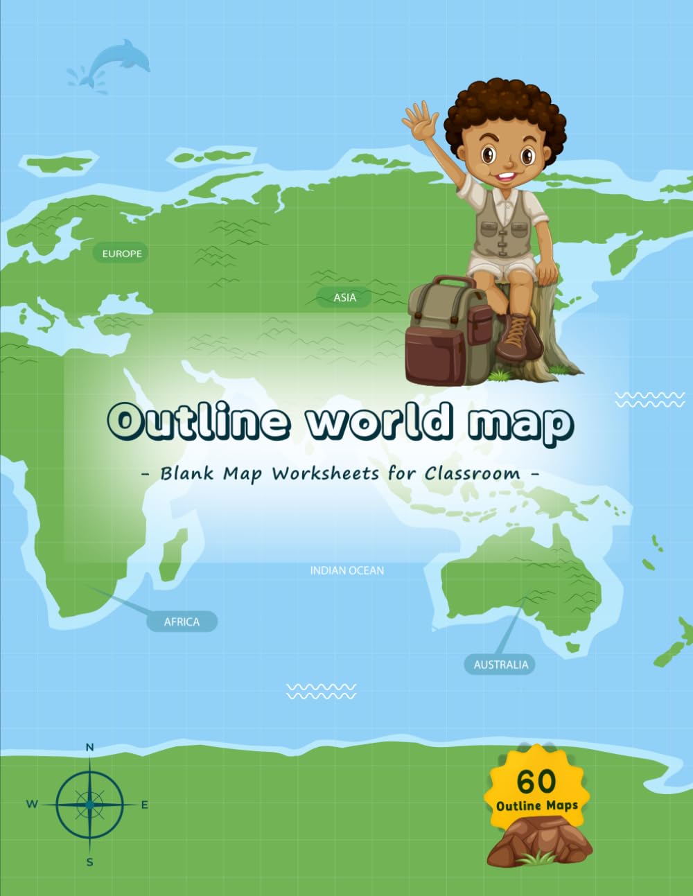 Outline World Map : Great Blank Map Worksheets for To Practice | Map ...