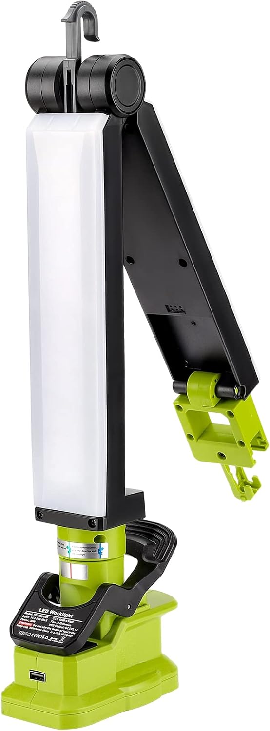 Amazon.com: Taingwei 2400LM LED Work Light Clip on Light for Ryobi 18v ...