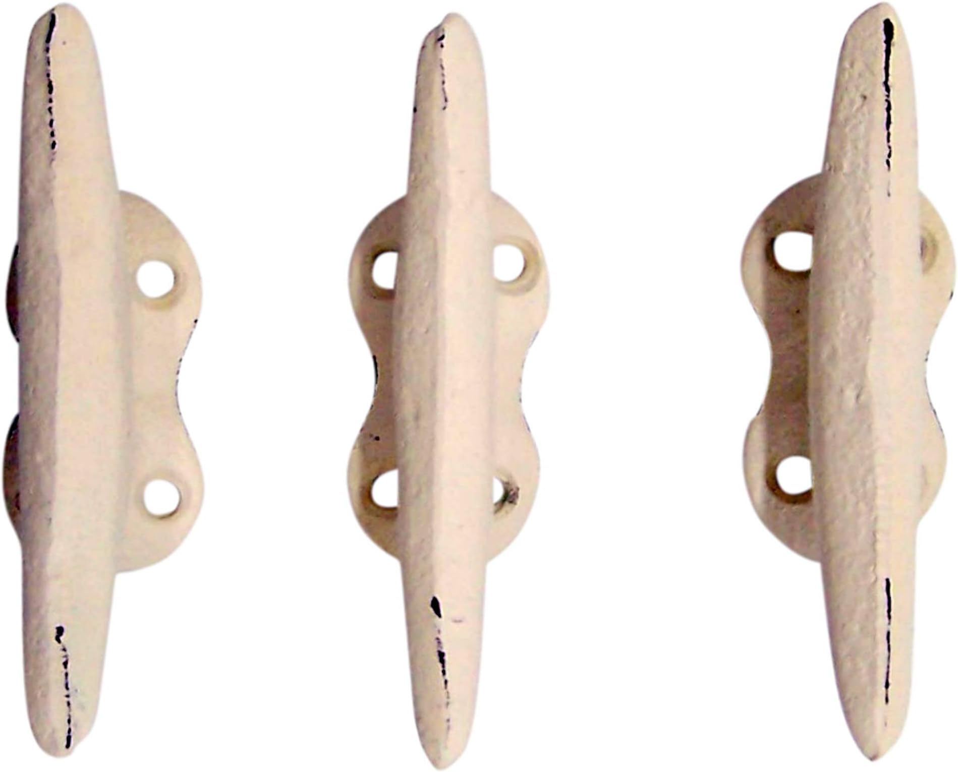 Amazon.com: Wowser Nautical Blue Cast Iron Boat Cleat Wall Hooks, 3.5 ...