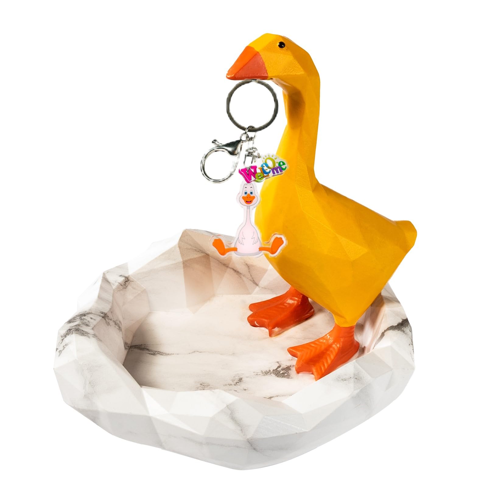 Amazon.com: Magnetic Duck Key Bowl Silly Duck Key Holder Bowl for ...