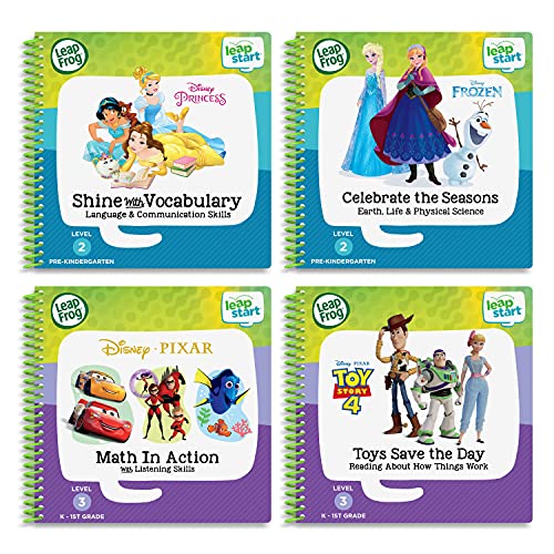 LeapFrog LeapStart Preschool 4-in-1 Activity Book Bundle with ABC ...