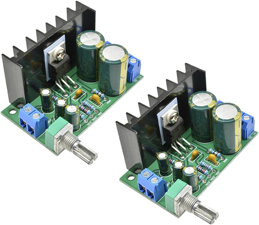 Amazon.com: HiLetgo 2pcs TDA2822M DC 1.8-12V 2.0 Channel Stereo ...