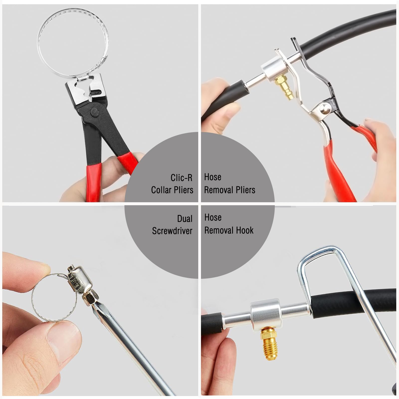 Snapklik.com : ReluxGo Hose Clamp Pliers, 9pcs Wire Long Reach Wire ...