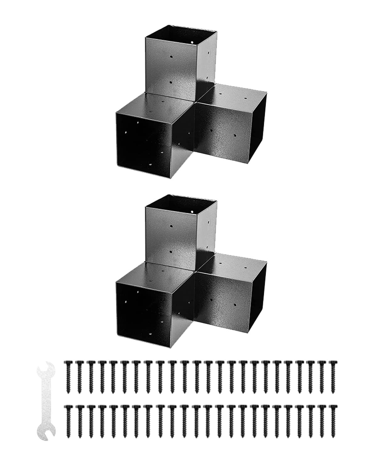 Snapklik.com : DIY Pergola Brackets Kit, 3-Way Right Angle Corner ...