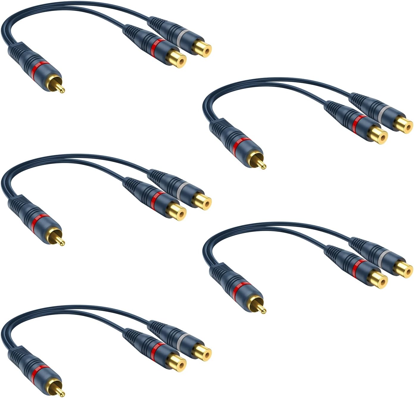 Amazon.com: 3.5mm Audio Y Splitter Cable for Speaker and Headphones ...