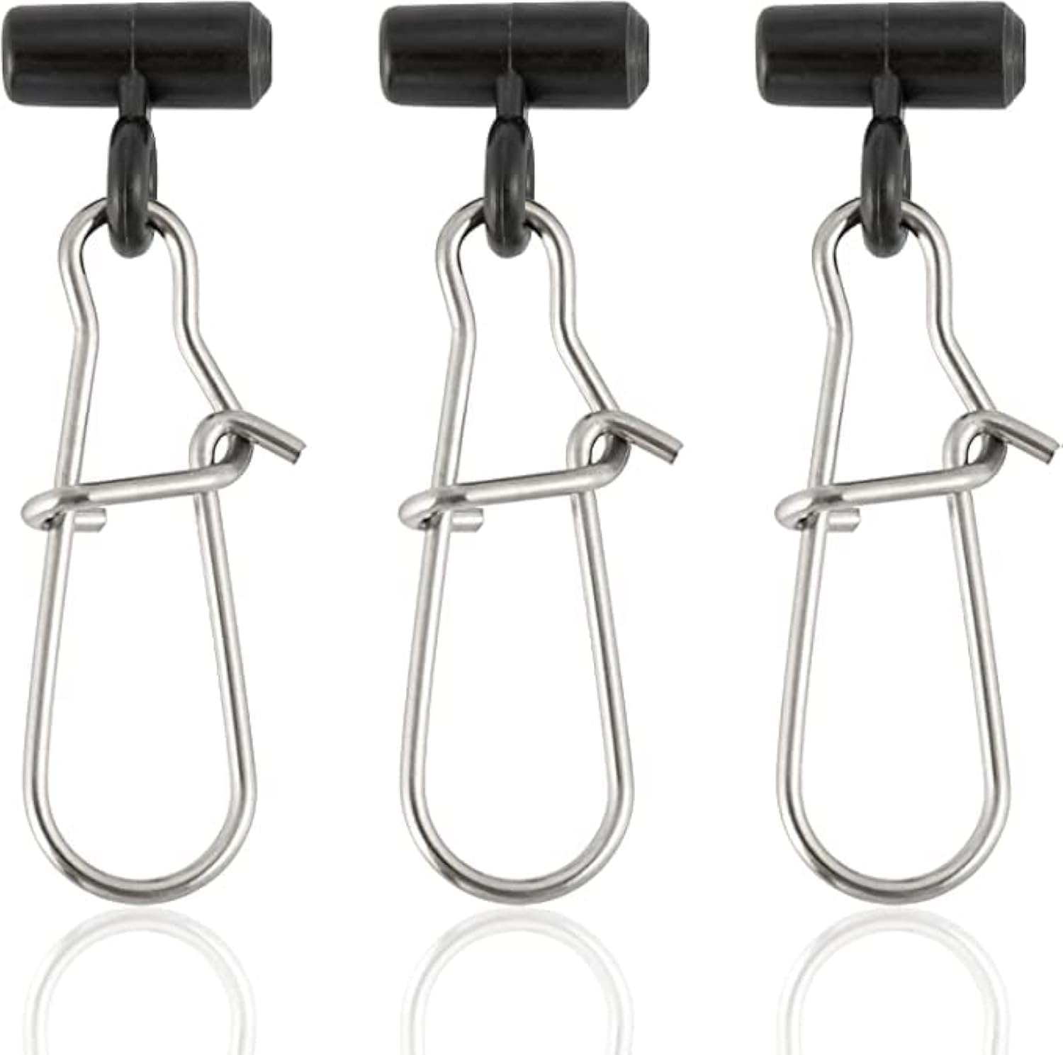 Snapklik.com : Sinker Slides, 100 Pack Sliding Swivels Fishing Line ...