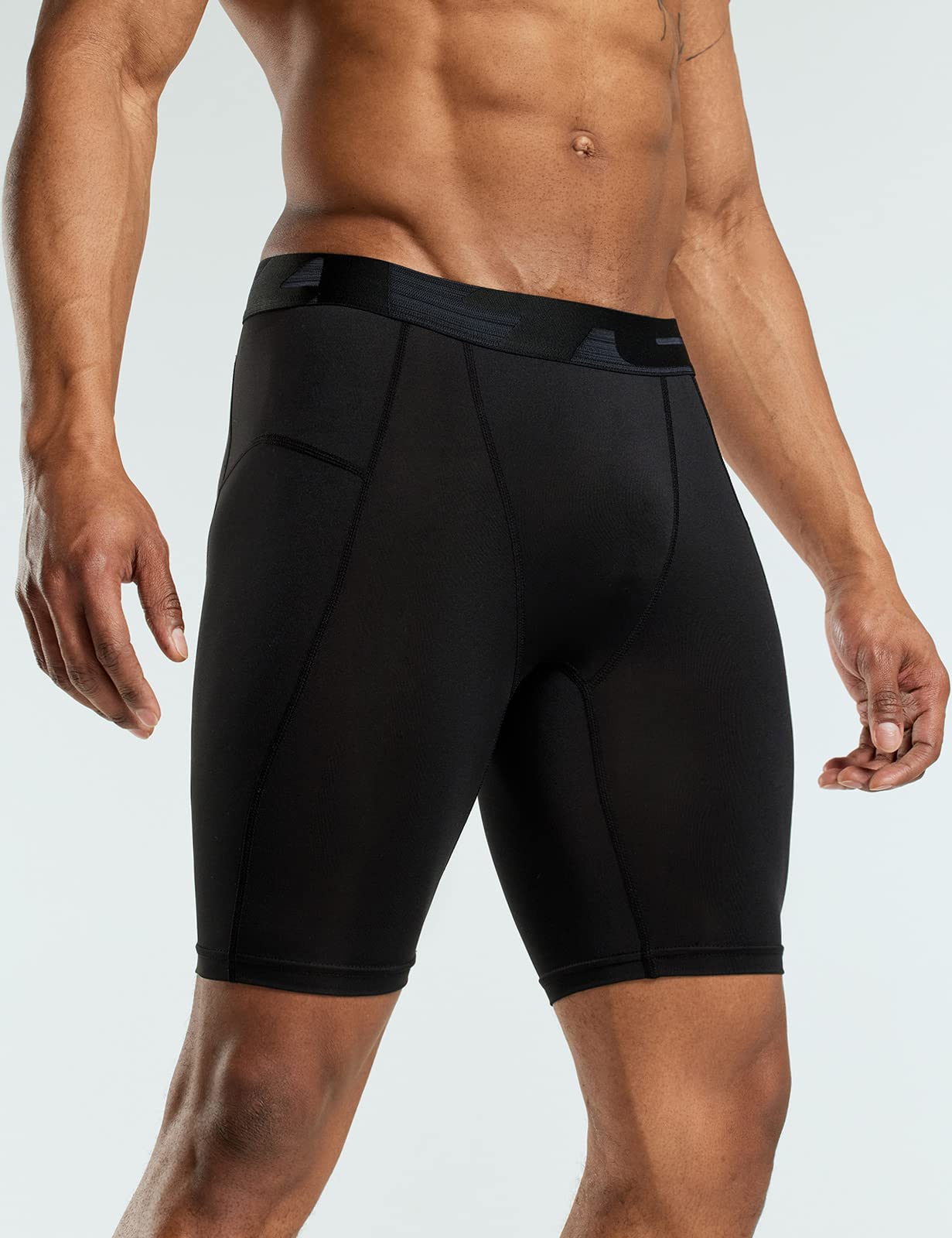 Snapklik.com : Mens Athletic Compression Shorts, Sports Performance ...