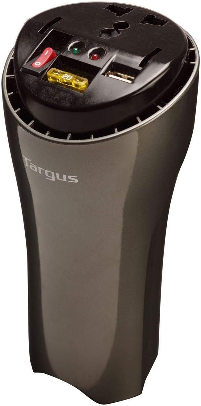 Targus AC Automotive 200W APV018AP Power Inverter with USB Fast ...