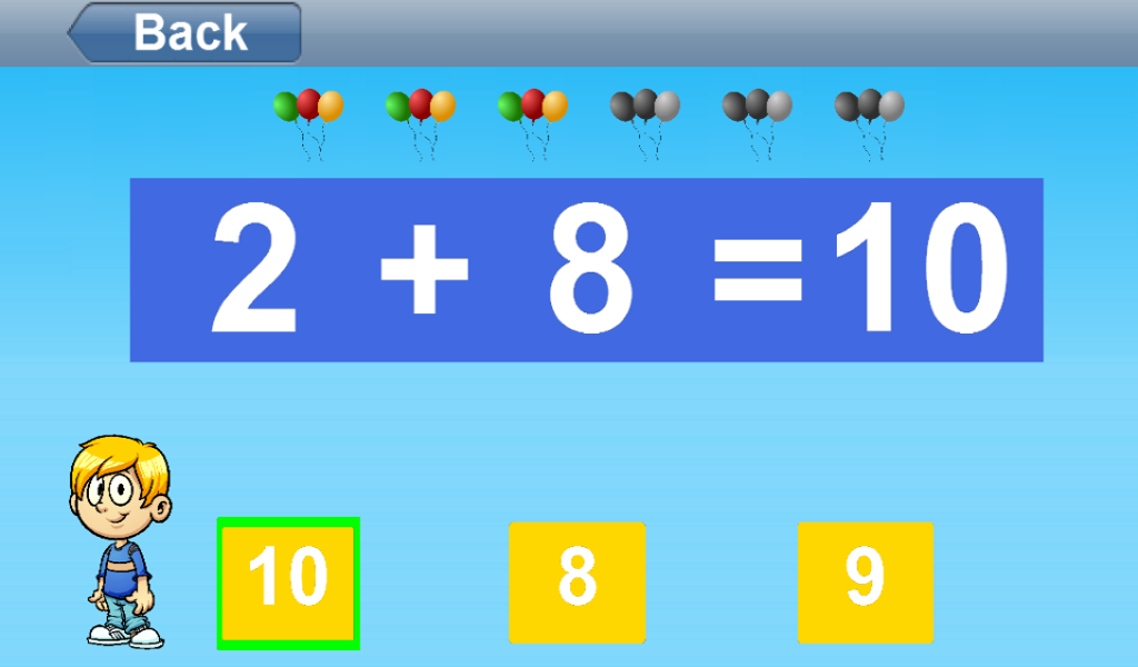 Kids Addition and Subtraction Free - App on Amazon Appstore