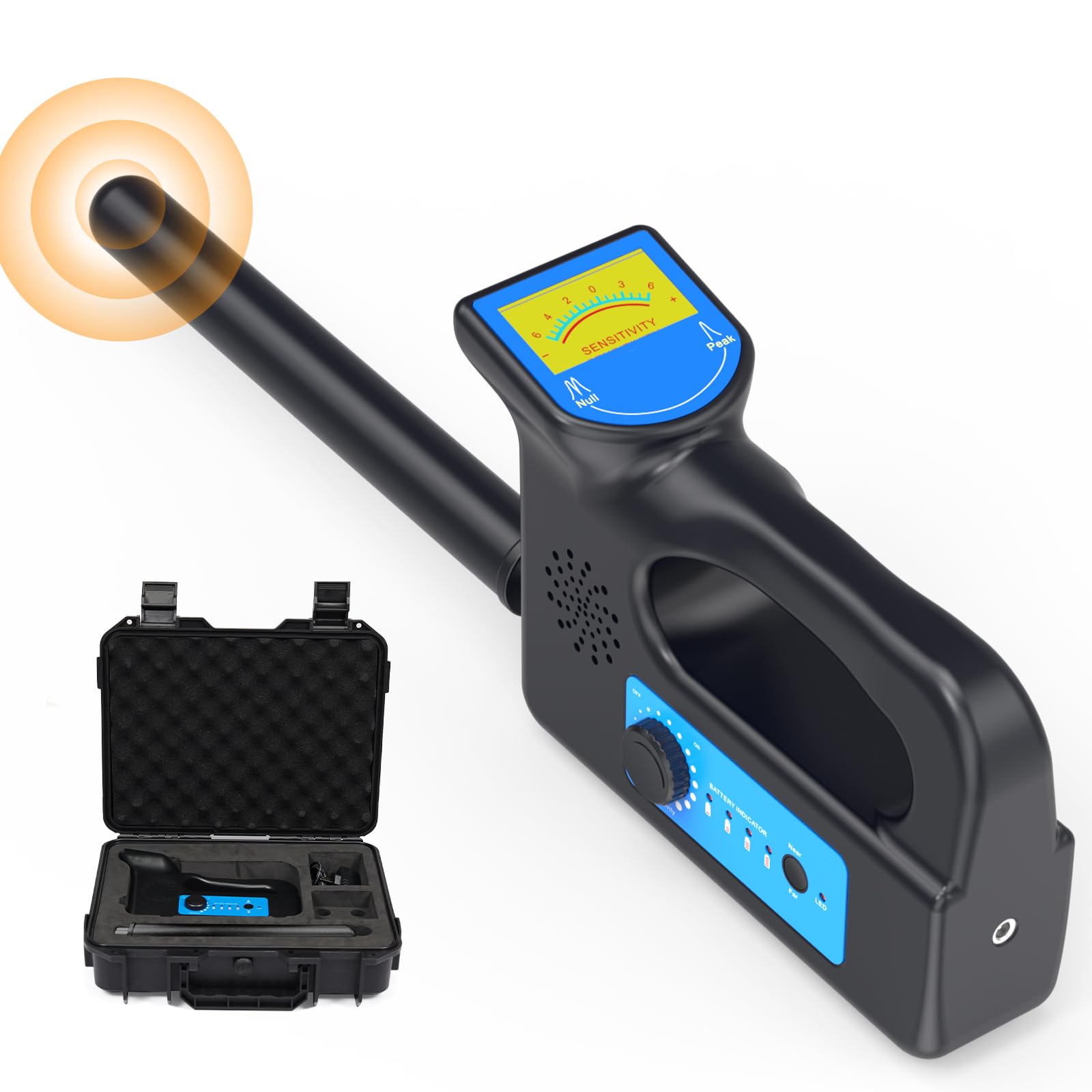 Oiiwak 512Hz Pipe Locator Receiver with 3000mAh Rechargeable Battery ...