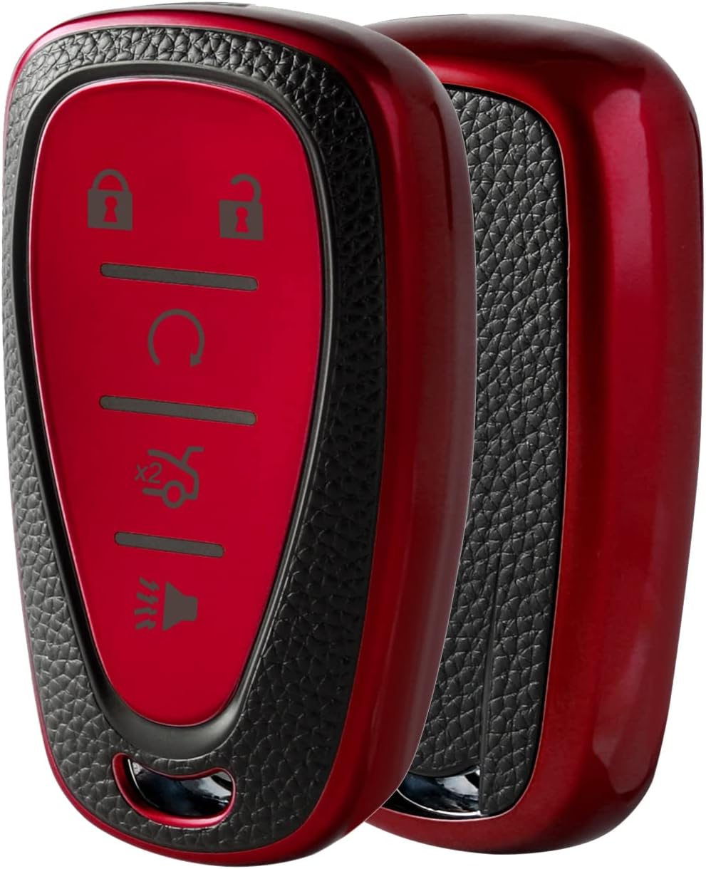 Amazon.com: TANGSEN Key Fob Case Compatible with Chevrolet Chevy ...