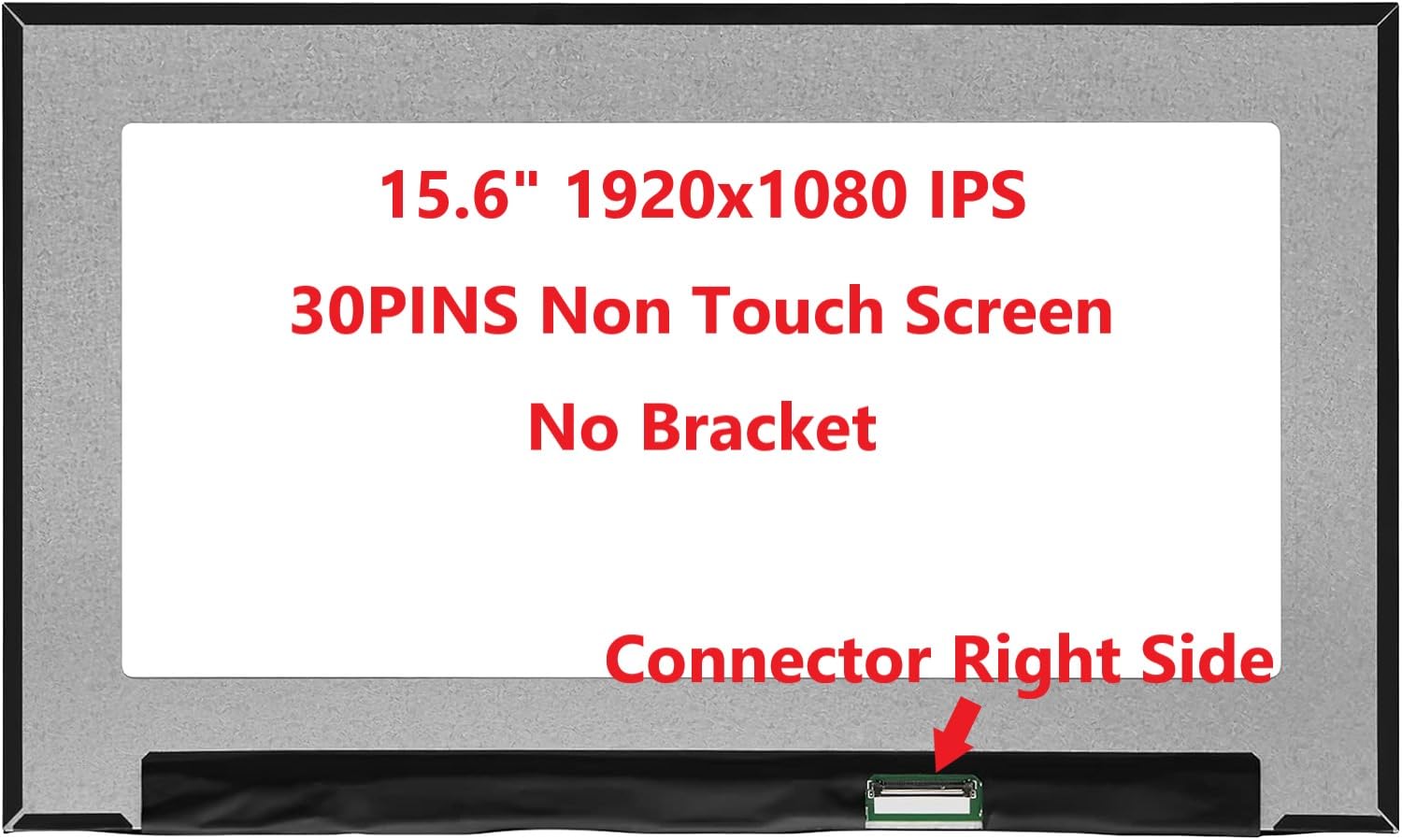 B156HAN02.5 Compatible 15.6 Inch LCD Screen Replacement - FHD 1920x1080 ...
