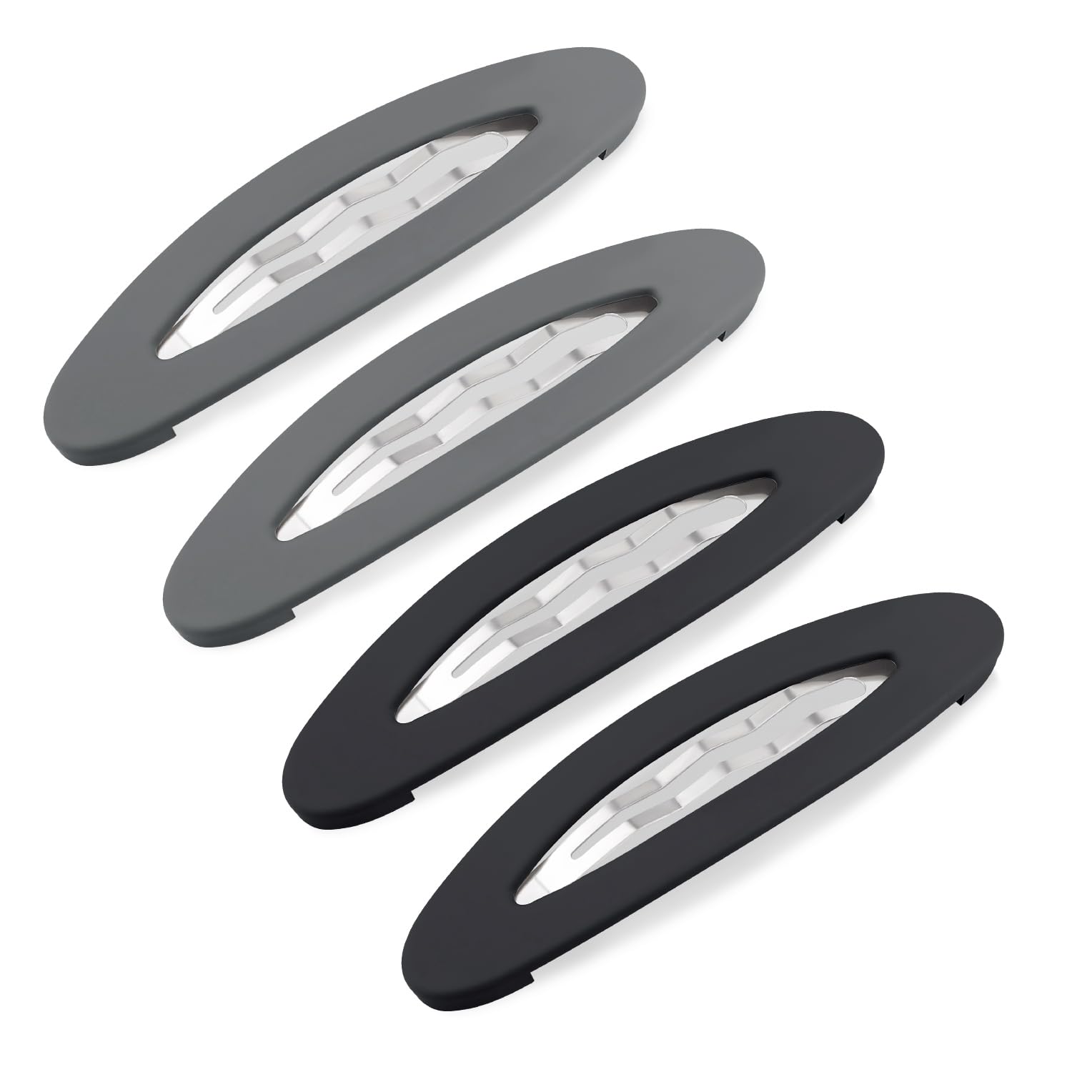 Amazon.com : 4PCS Large Snap Hair Clips for Women, Snap Hair Barrettes ...