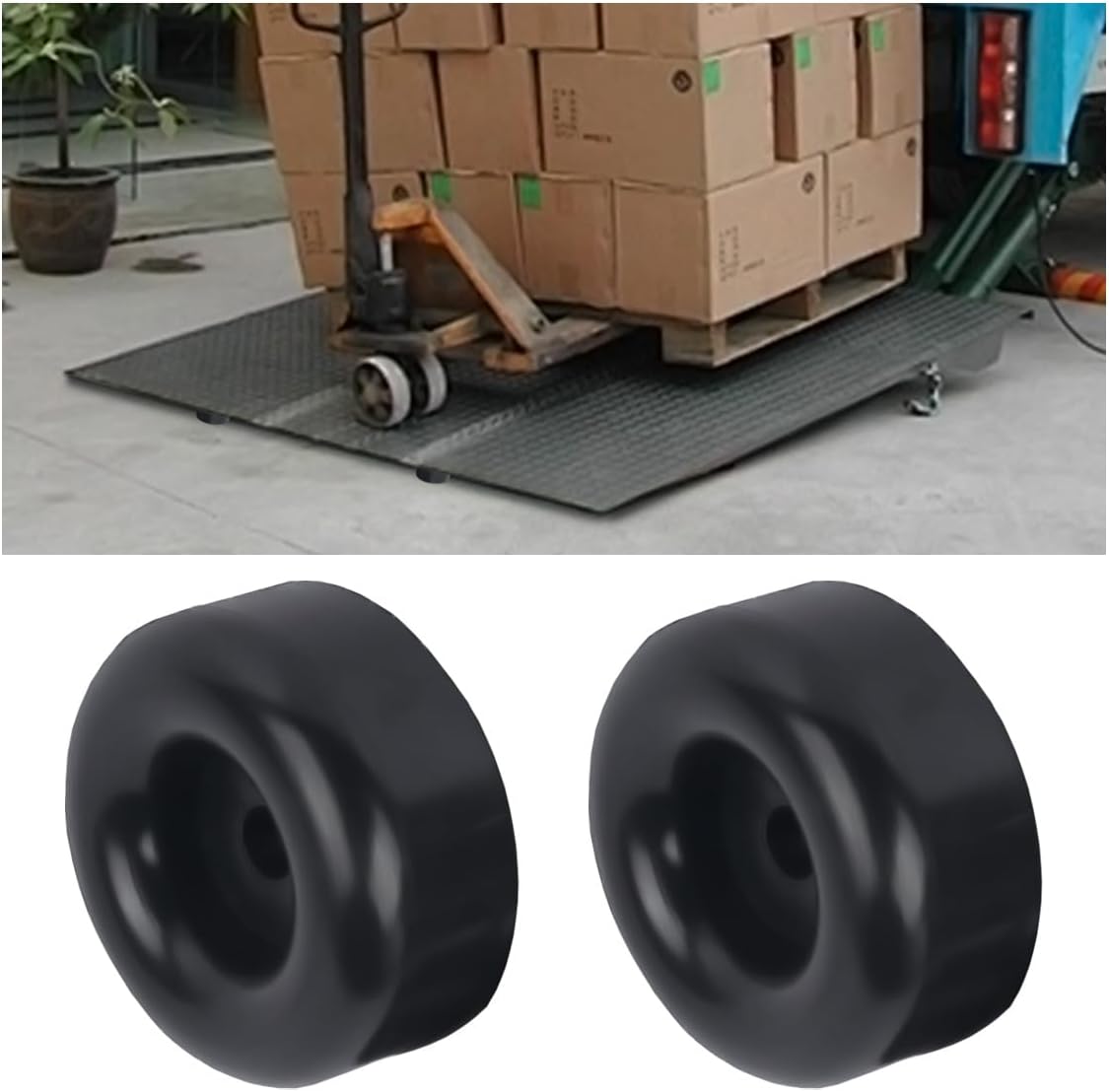 Amazon.com: Trailer Ramp Door Bumper, 2.5" Round Rubber Bump Stops with ...