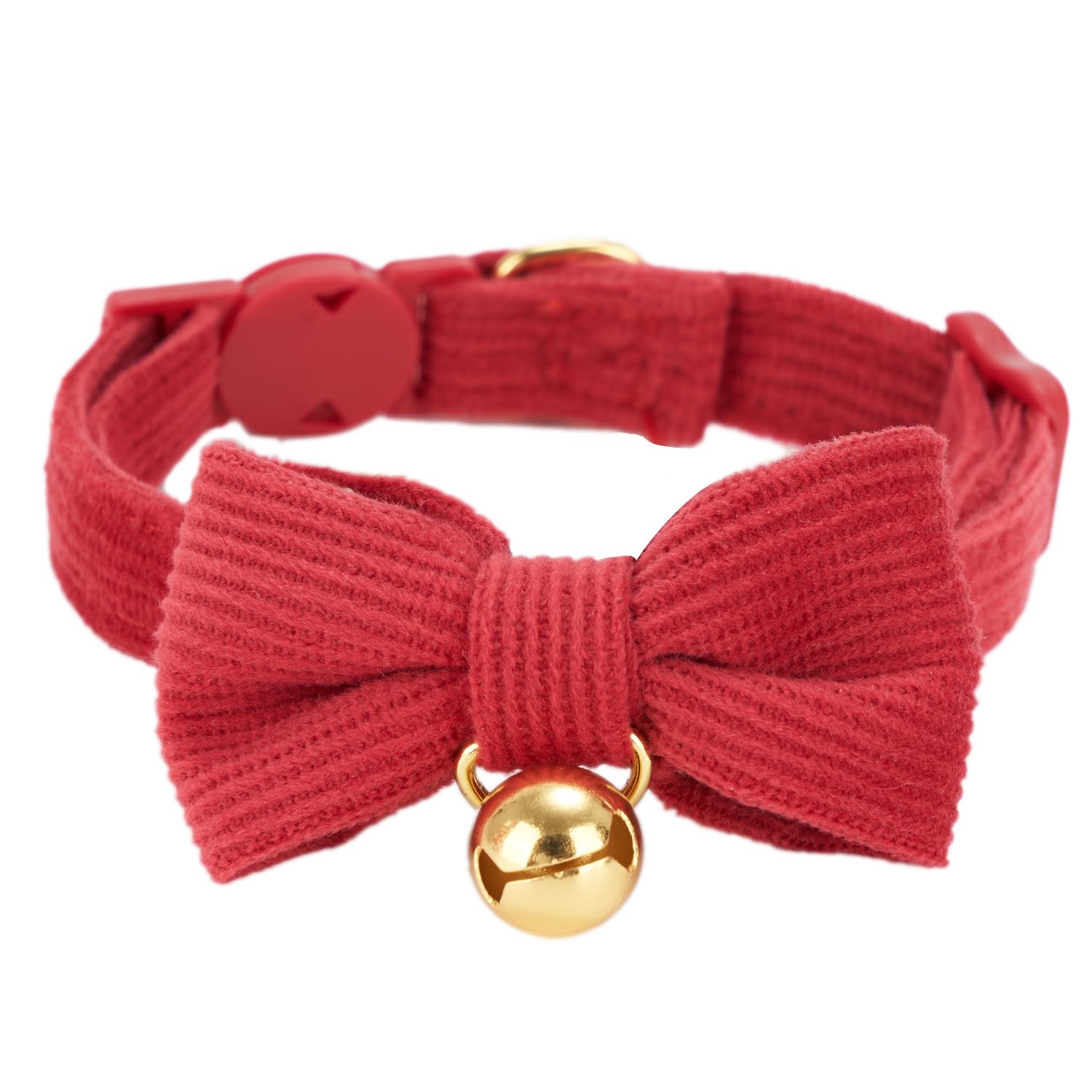 Pet Supplies : Petiry Soft Corduroy Cat Collar, Plaid Pattern, with ...