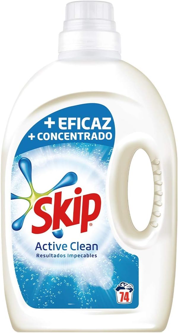 Skip Détergent liquide Active Clean 74 lavages : Amazon.fr: Epicerie