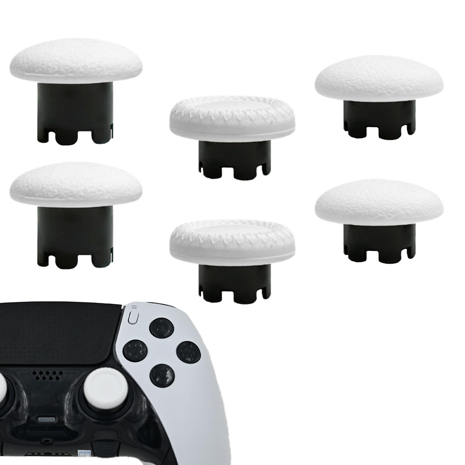 Snapklik.com : 6 In 1 Interchangeable Thumbsticks For PS5 Dualsense ...