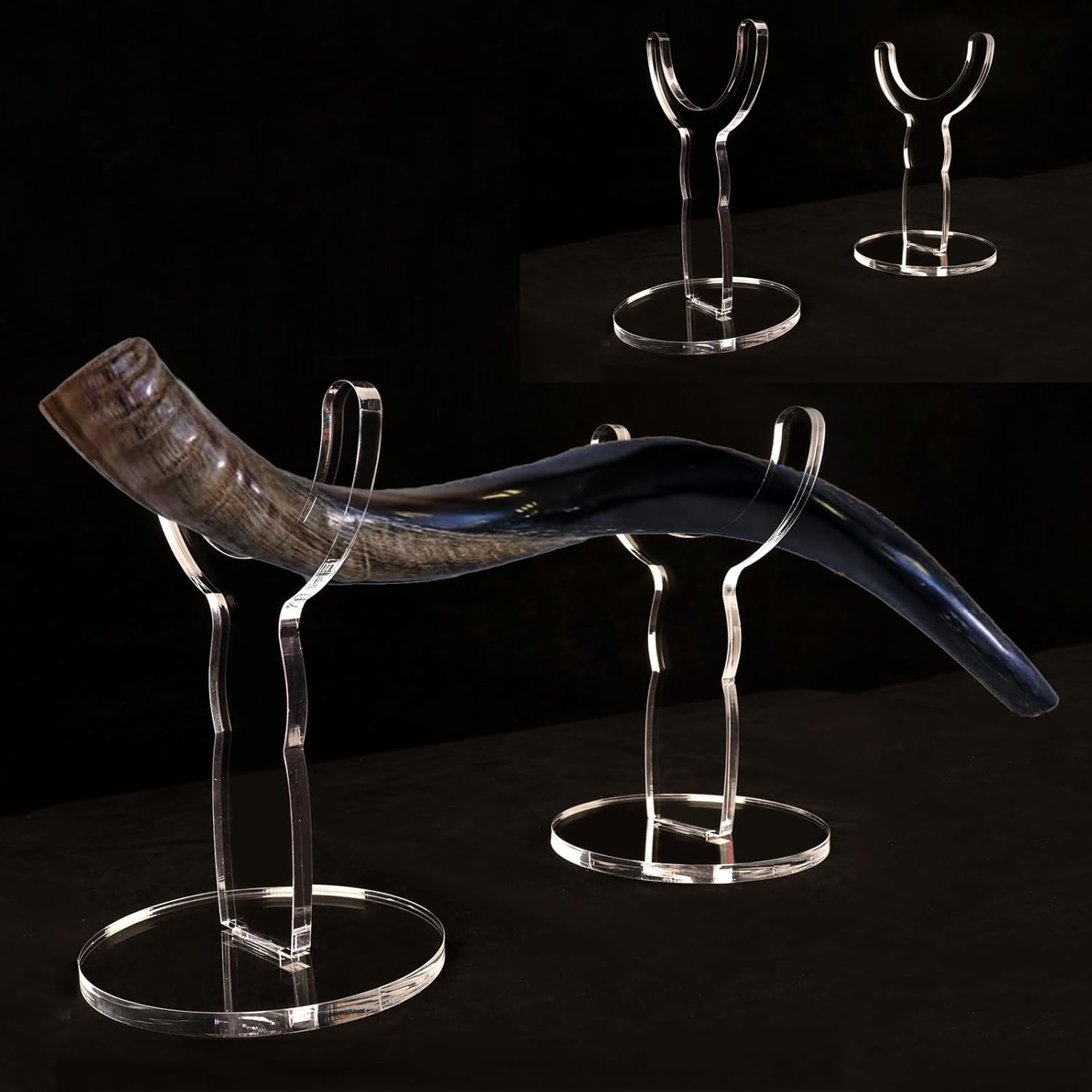 Amazon.com: Movable Acrylic Shofar Display Stand - Transparent (1 Pack ...