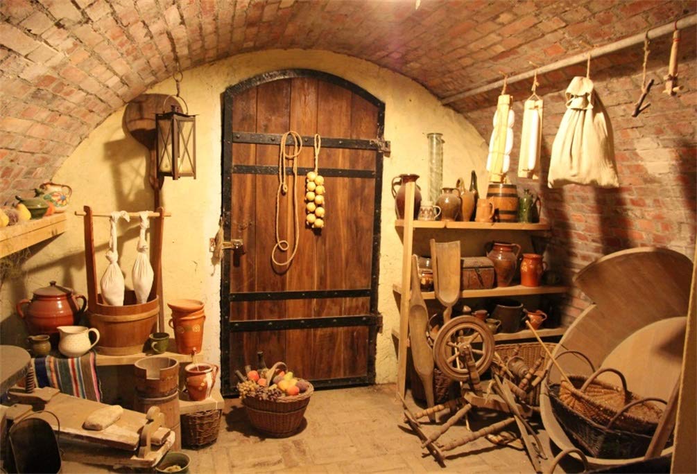 Amazon.com : Yeele 10x8ft Vintage Background for Photography Old Pantry ...