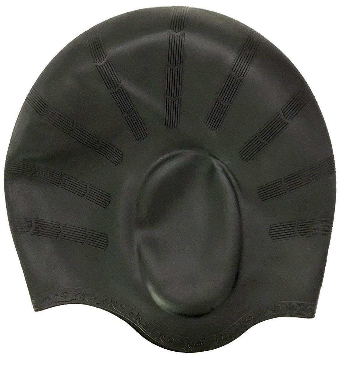 Buy Cable World® Latest Designed Long Hair Silicone Swim Cap, Keeps ...