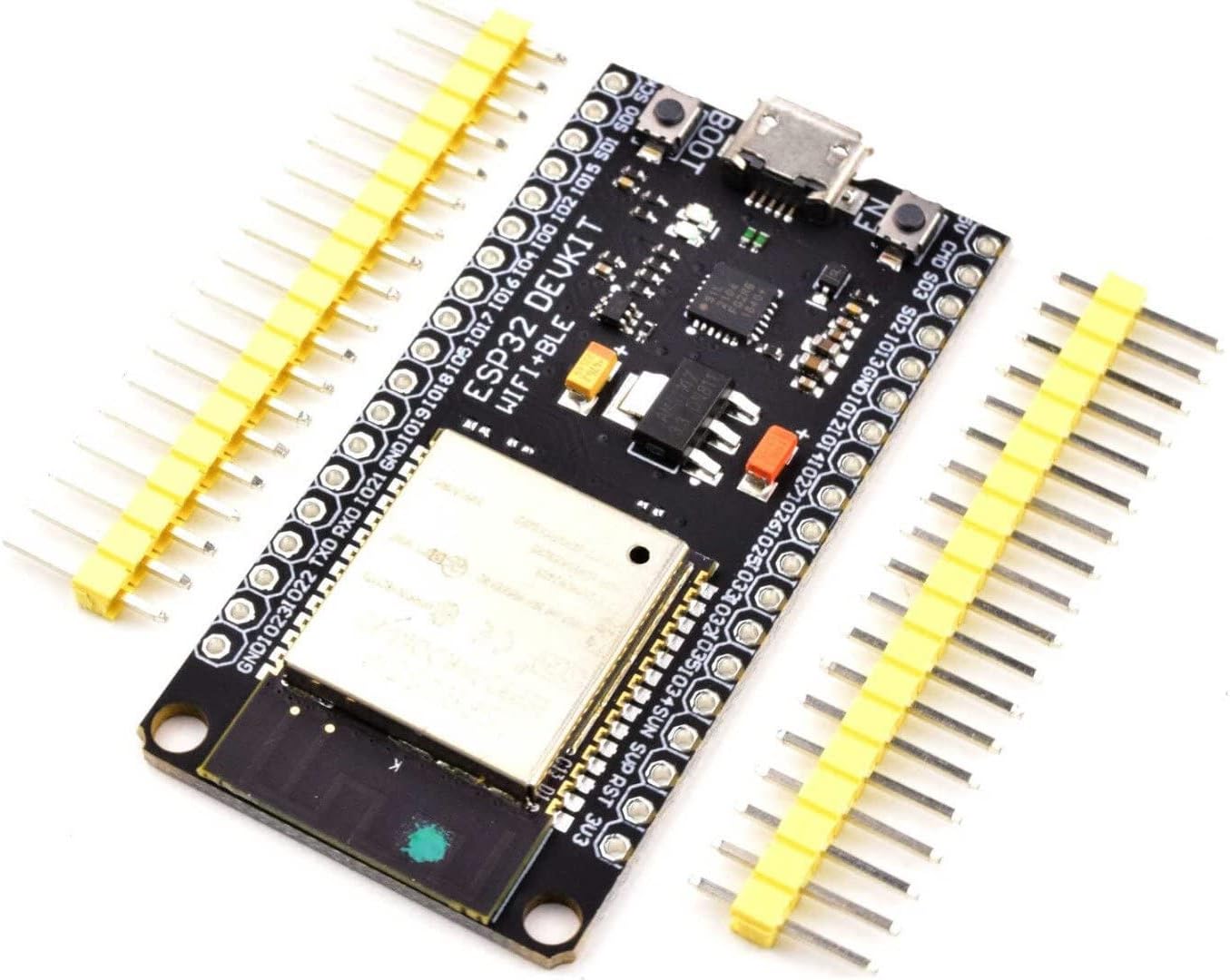 Amazon.com: ESP32 DEVKIT ESP-WROOM-32, 4MB, CP2101 USB, IoT : Electronics