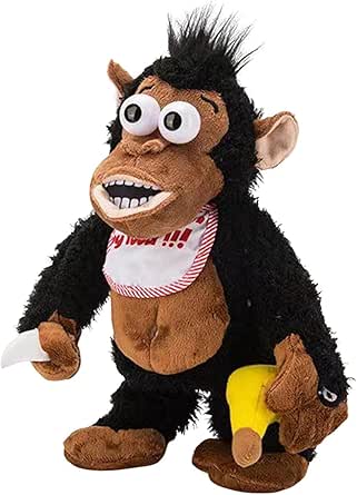 Amazon.co.jp: SHUUL Electric Monkey Toy,Funny Banana Eating Sensory ...