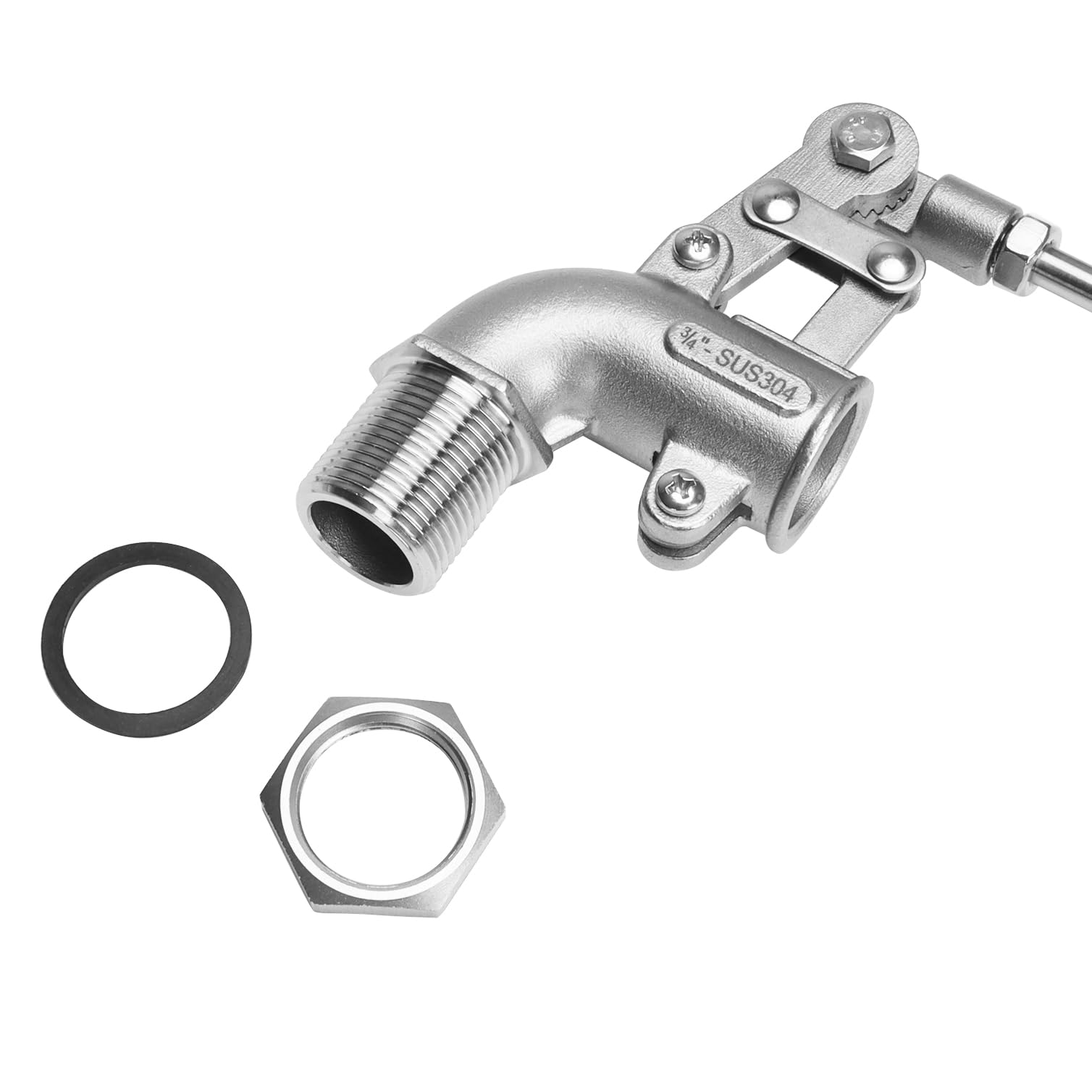 Snapklik.com : Stainless Steel Float Ball Valves - 3/4" NPT Male Thread ...