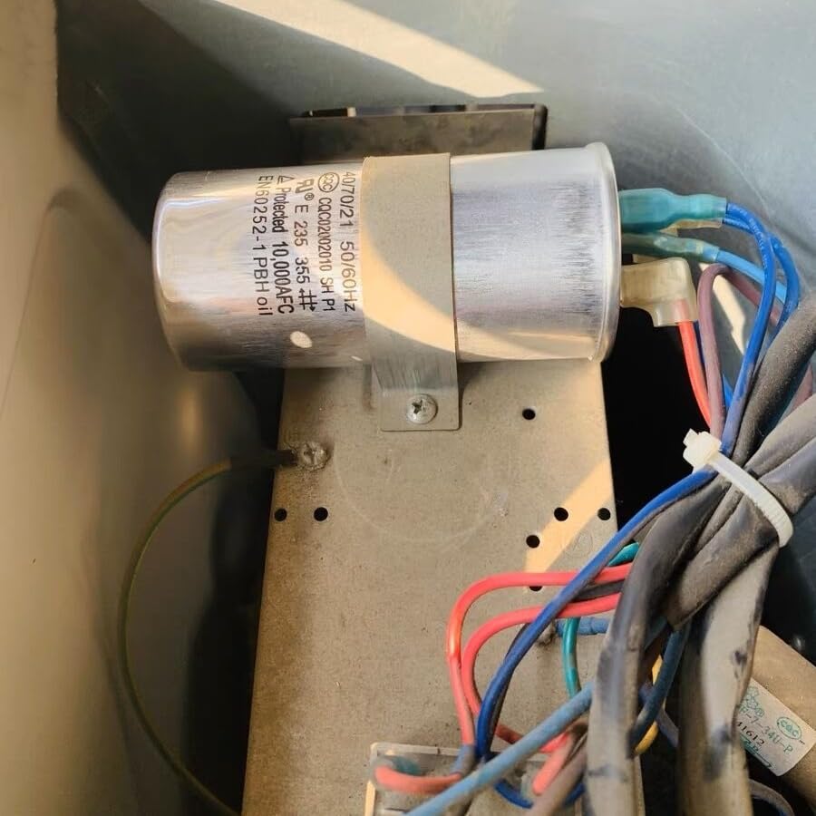 Snapklik.com : 40/5 uF 40+5 MFD 370VAC Or 440VAC Dual Run Start Round A ...