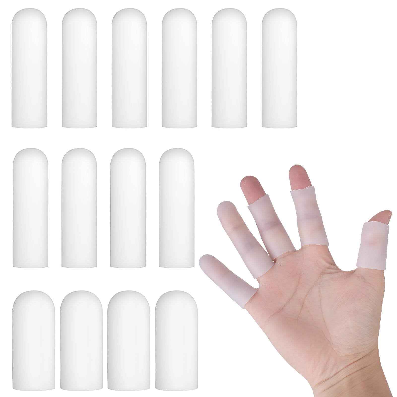 Amazon.com: Piriuuo 14 Pcs Silicone Finger Protectors, Waterproof ...
