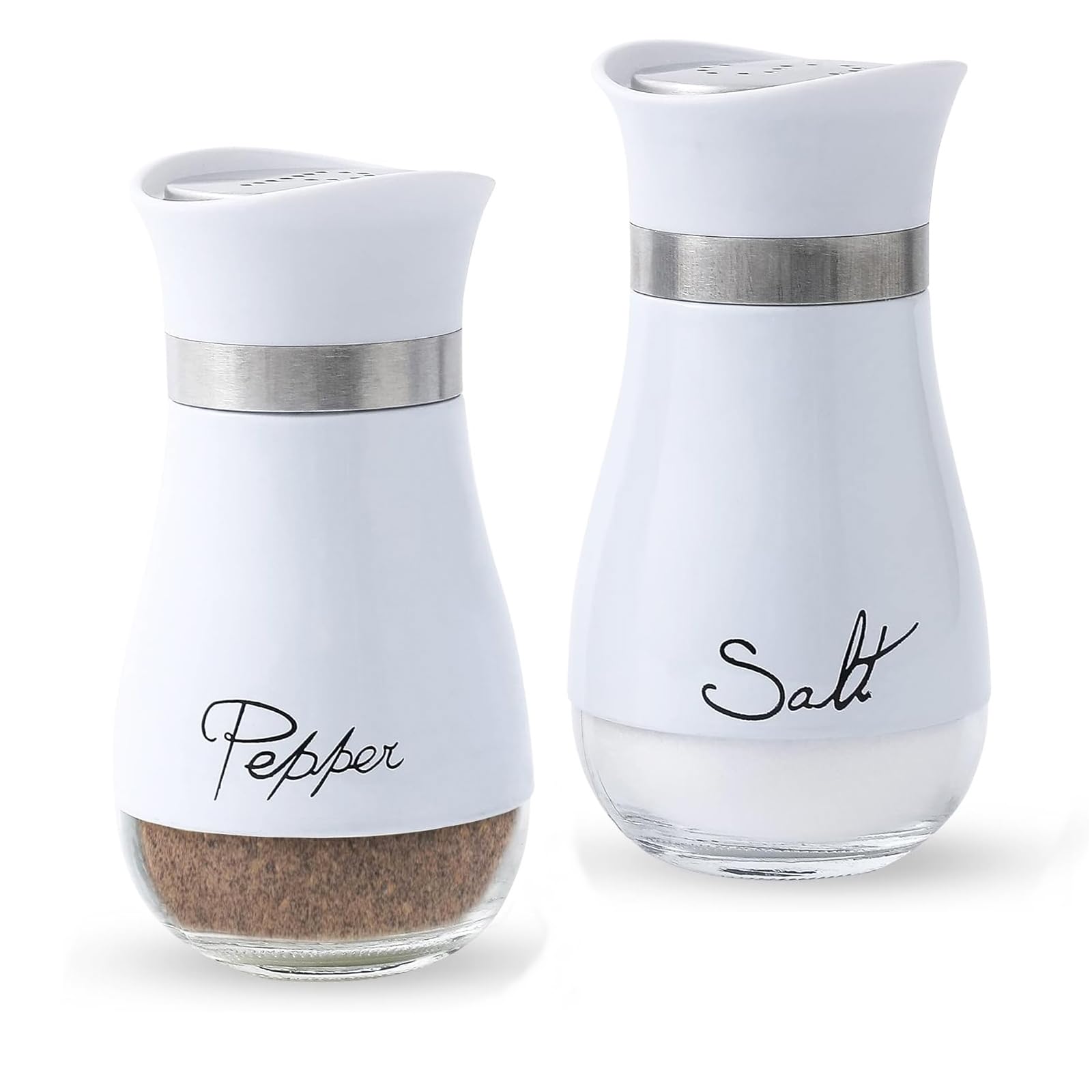 Pack of 2 Salt and Pepper Pots Salt and Pepper Shaker Salt and Pepper ...
