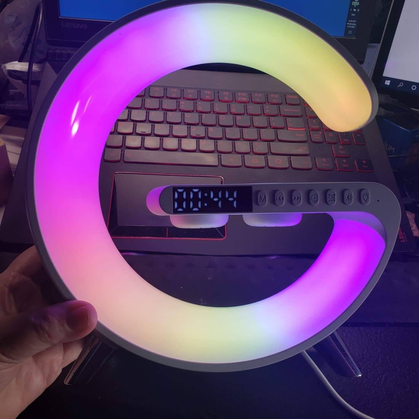 Buy Smart Sound Machine Wake Up Light Alarm Clocks Smart Table Lamp ...