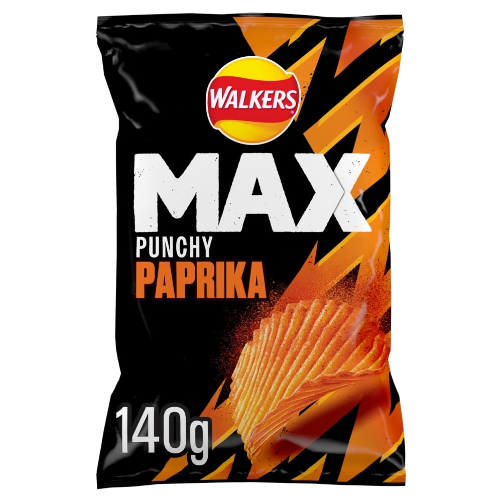 Walkers Max Paprika 140G : Amazon.co.uk: Grocery