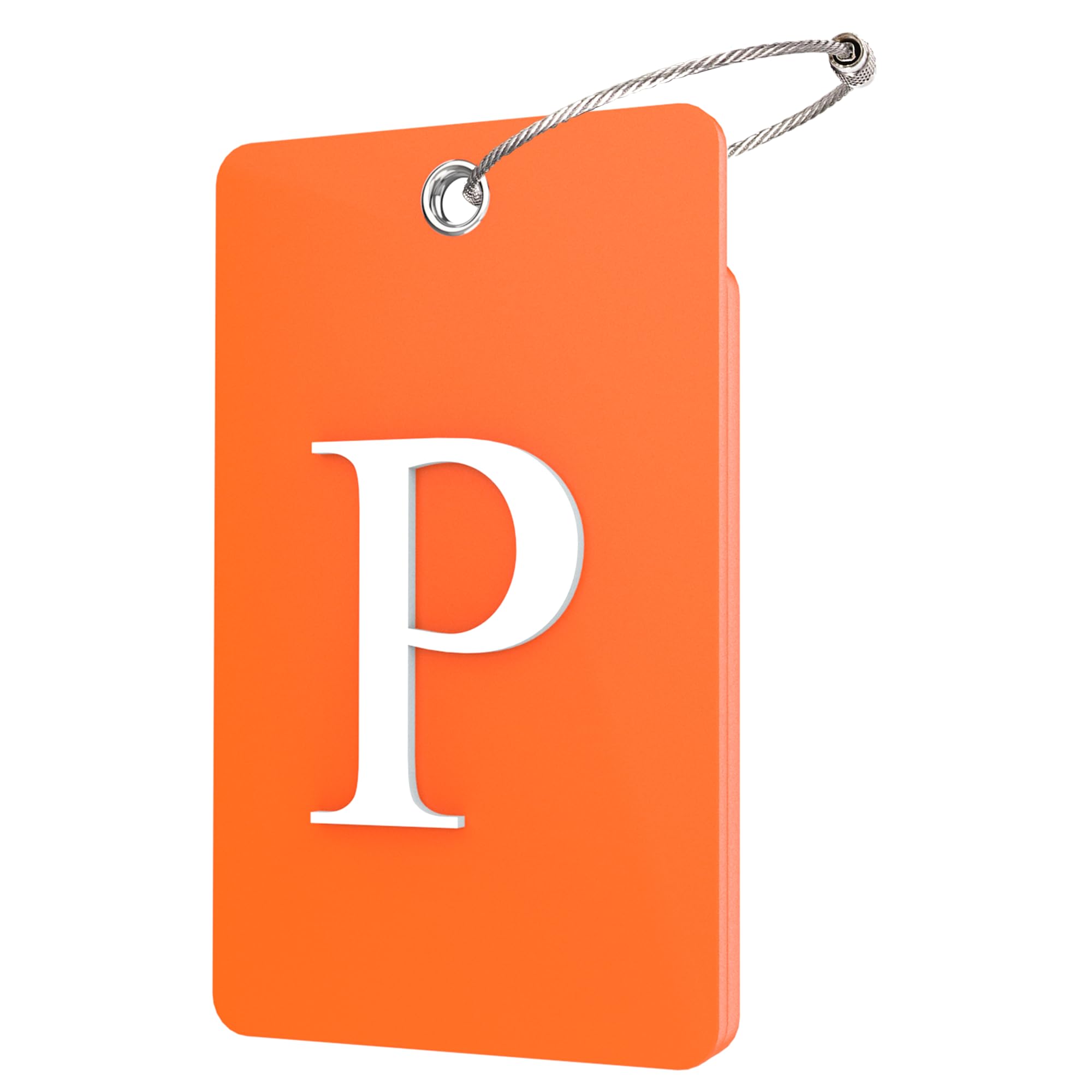 Snapklik.com : Gostwo 2 Pack Luggage Tags For Suitcases, 26 Initial ...