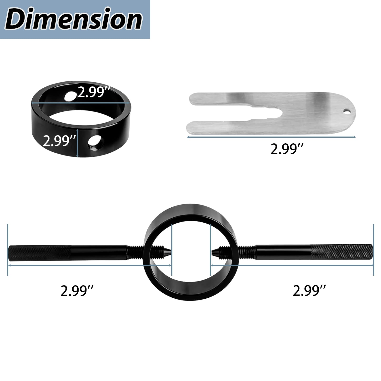 Snapklik.com : Universal Motorcycle Fork Spring Compressor Tool Fork ...
