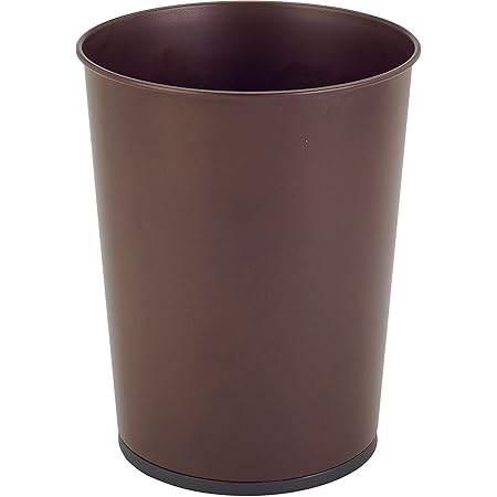 Amazon.com: iDesign Round Metal Waste Basket, The Olivia Collection – 9 ...
