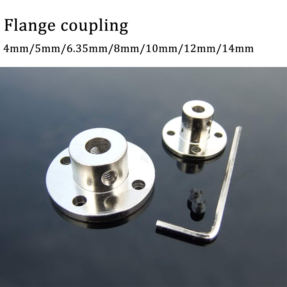 Snapklik.com : Flange Shaft Coupling, High Hardness Coupling Connector ...