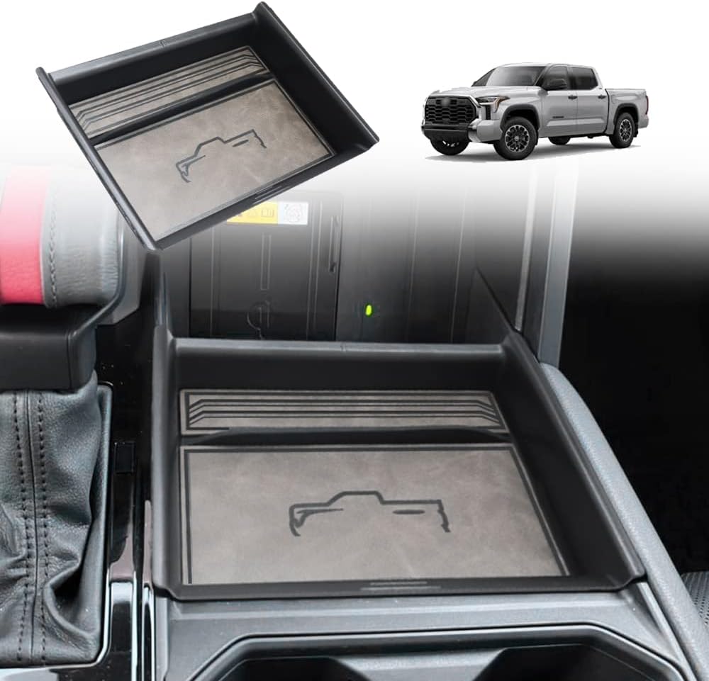 TripleAliners for 2022-2023 Tundra Center Console Leather Insert ...