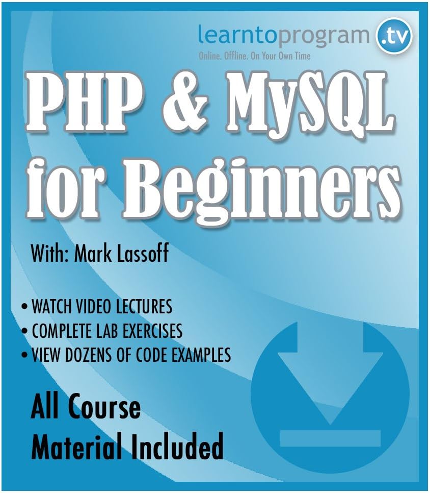 Amazon.com: PHP& MySQL for Beginners [Download] : Software