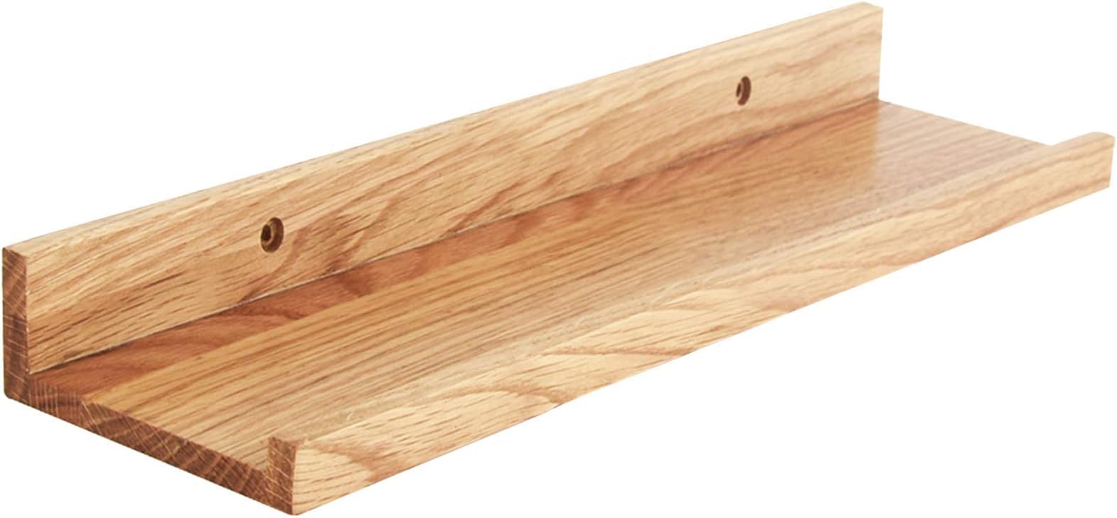 WORKTOP EXPRESS Solid Oak Timber Block Floating Shelf - Available in a ...