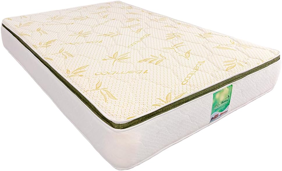 Bio Mattress Colchón Bamboo De Resortes con Memory Foam (Queen Size ...