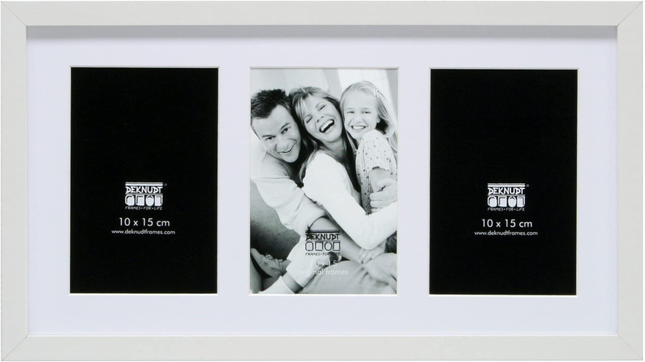 SONGMICS Cadre Photo, Support 3 Photos, 10 x 15 cm Chaque, Moderne, MDF ...