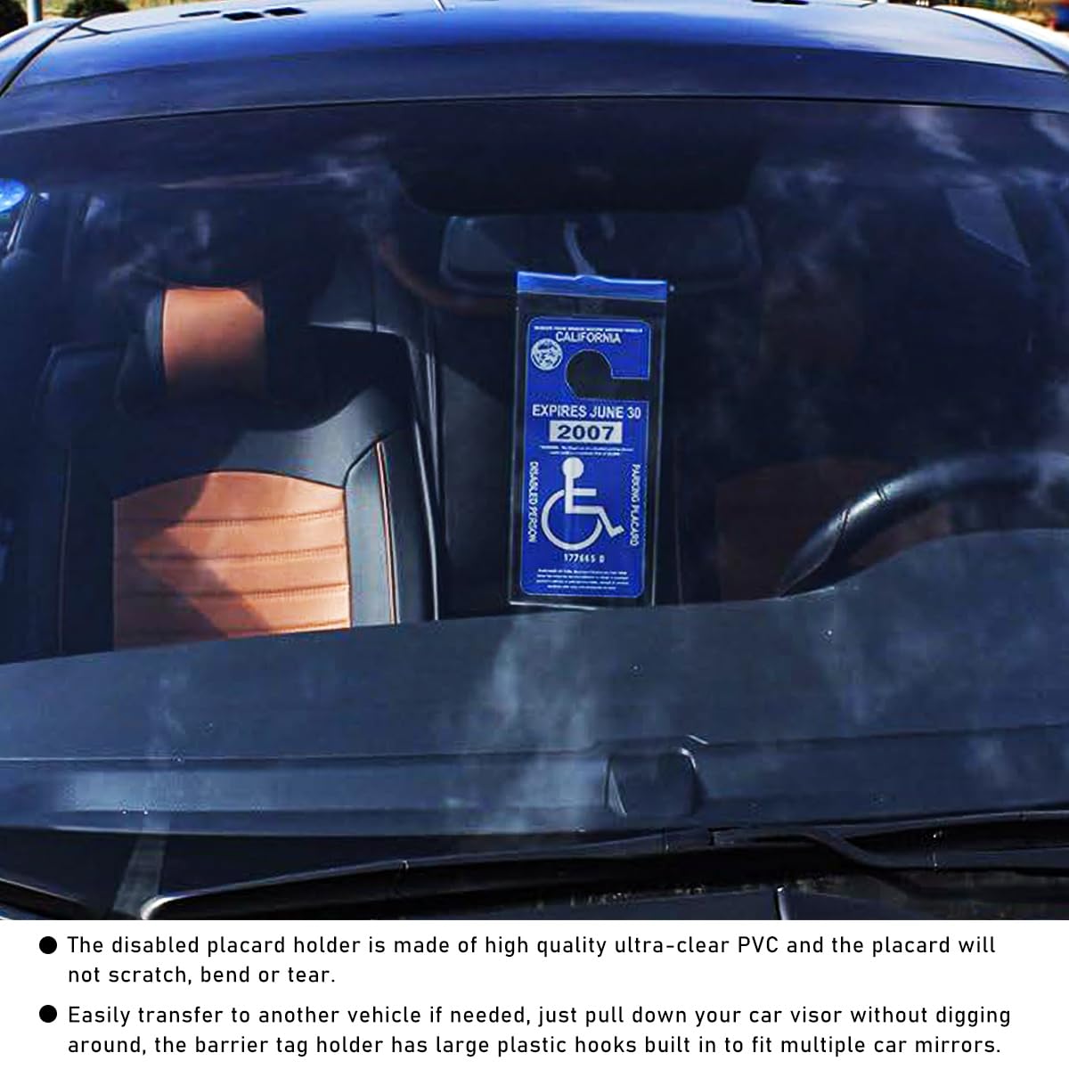 Handicap Sign For Car California