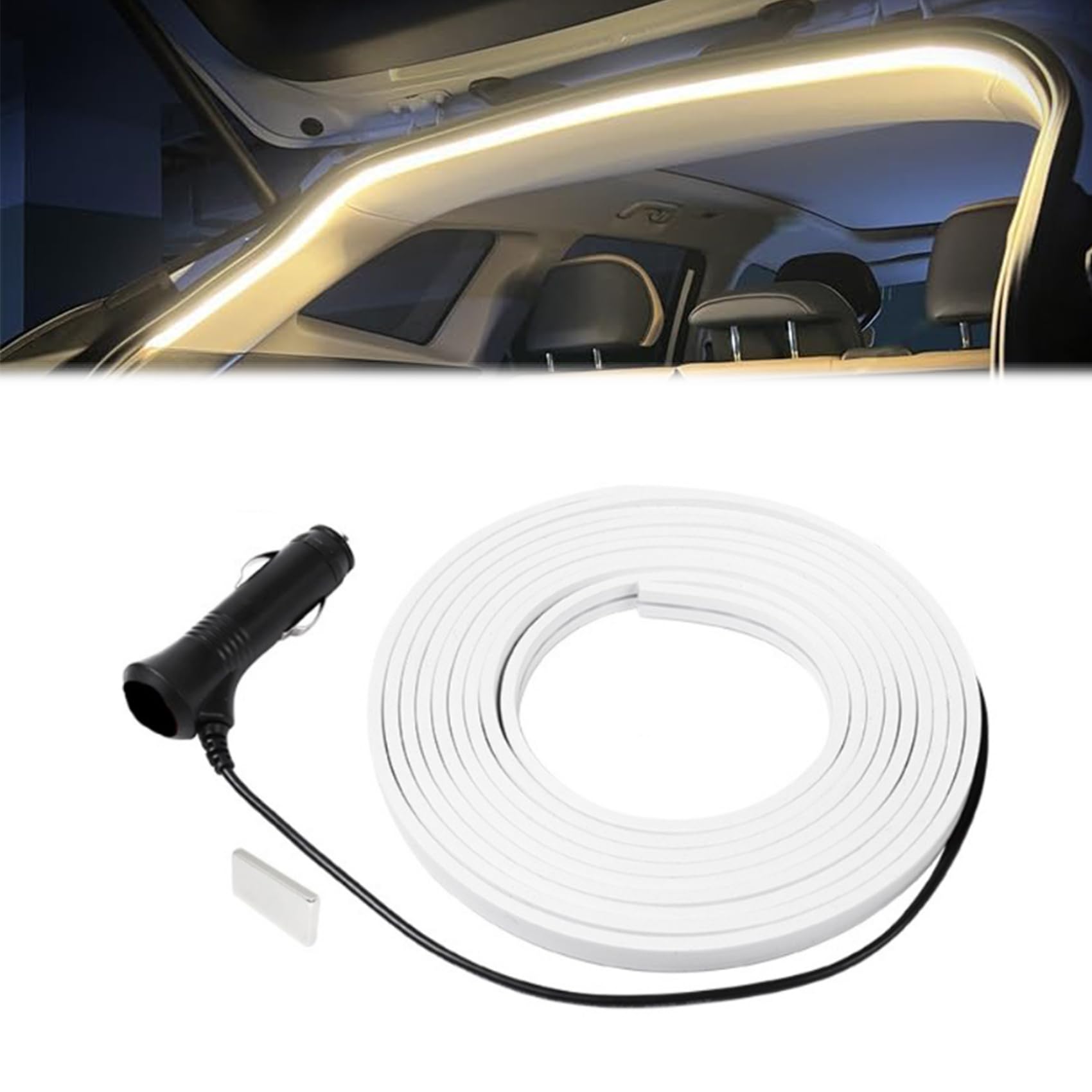 Led Hood Strip Light Dynamic Flowing Car Trunk Light Strip, 4m Trunk ...