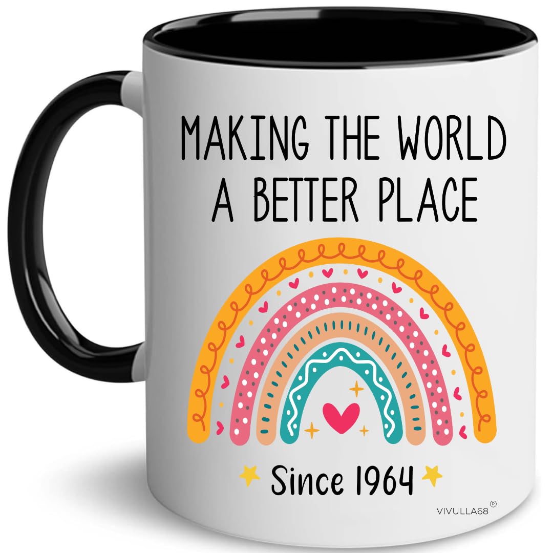 Amazon.com: Vivulla68 Happy 60th Birthday Coffee Mug - Fabulous 1964 ...