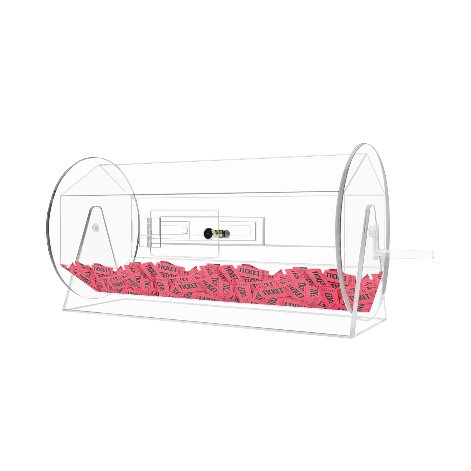 Amazon.com : Acrylic Raffle Drum, Raffle Ticket Spinner, Raffle Drum ...