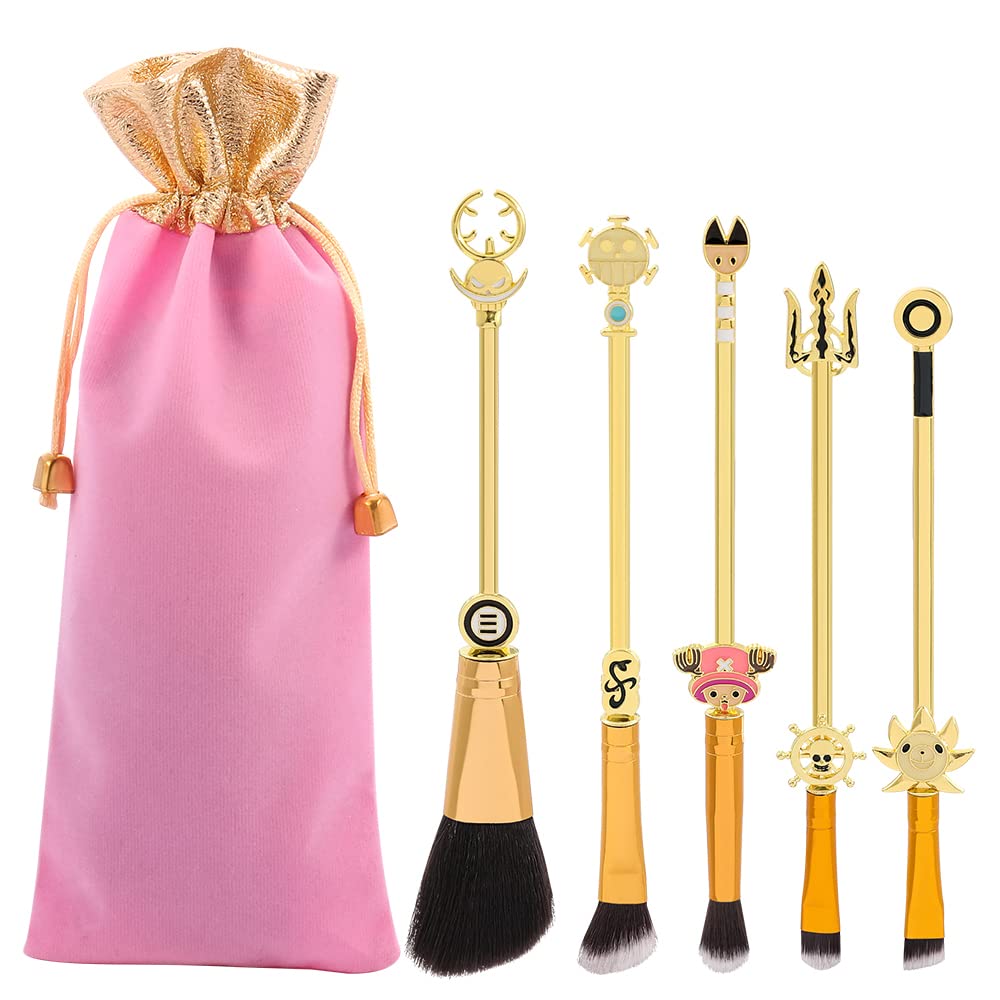 Snapklik.com : Anime One Piece Makeup Brushes - Metal Handle Cartoon ...