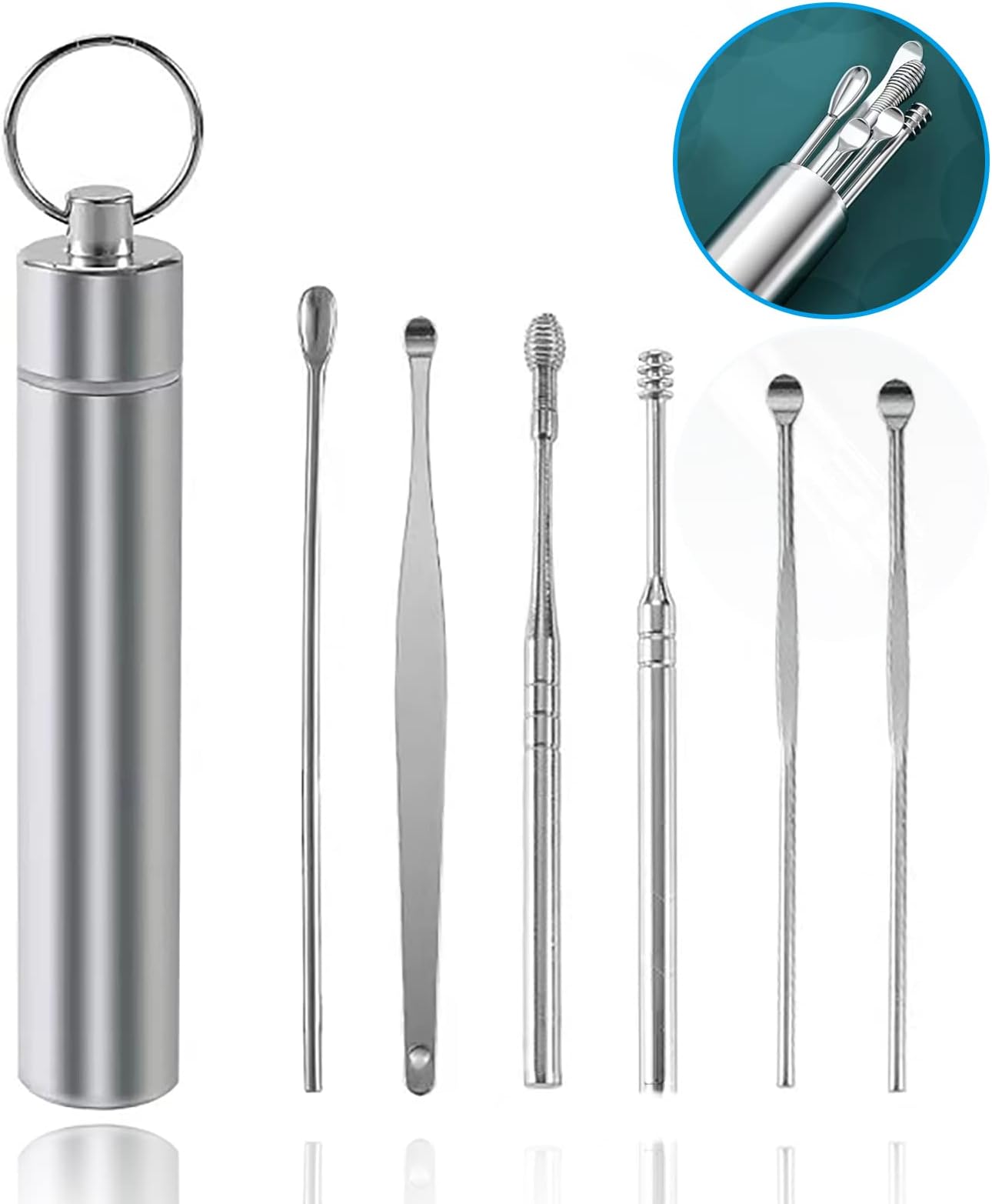 Amazon.com: Spiral Ear Wax Remover Ear Cleaning Tool Ear Wax Removal ...