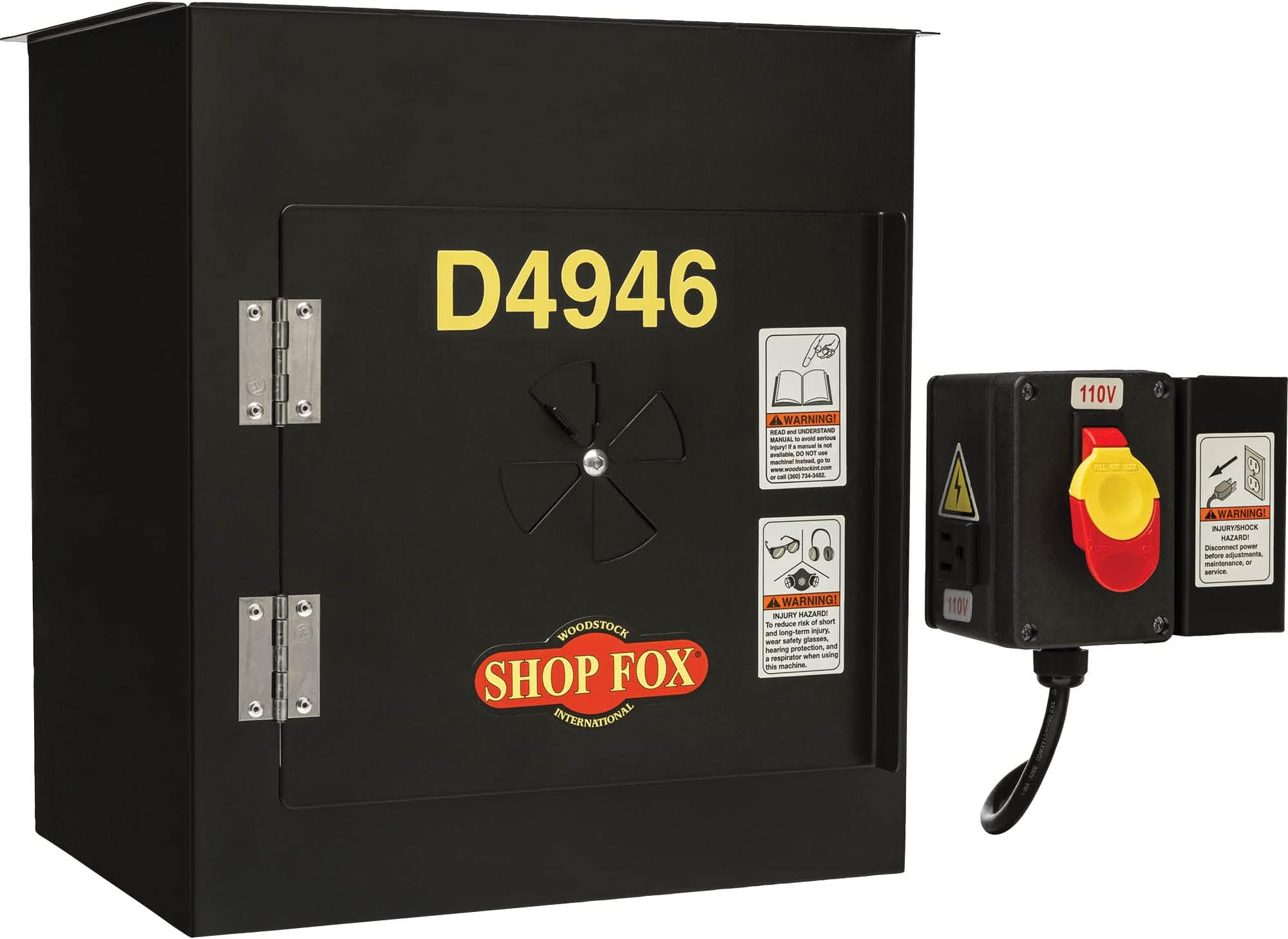 Amazon.com: Shop Fox Dust Collection Enclosure With Switch : Tools ...