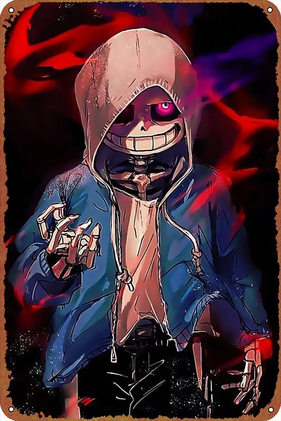 Amazon.com : Undertale Posters Metal Sign for Cafe Bar Pub Office ...